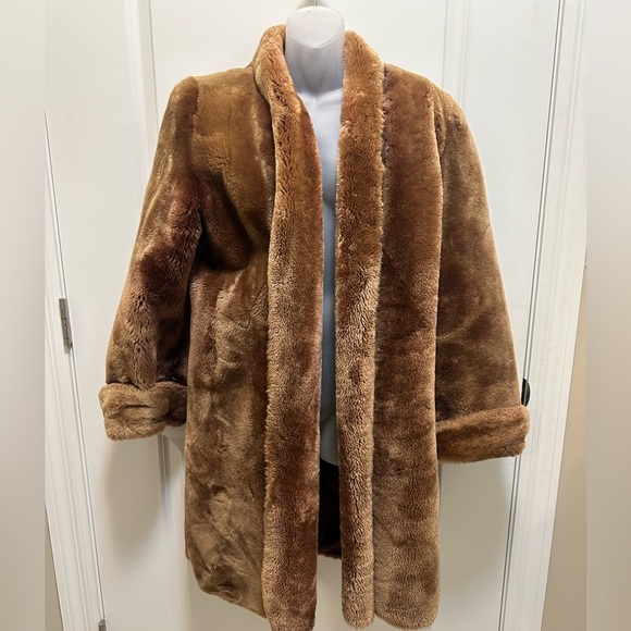 Jackets & Coats | Laskin Mouton Lamb Luxurious Brown Fur Coat | Poshmark